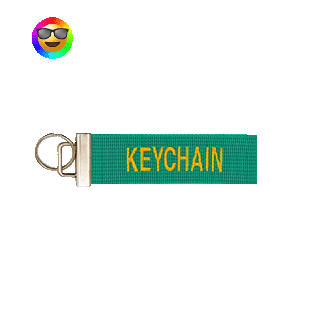 Personalized Embroidered Keychain – Visitag