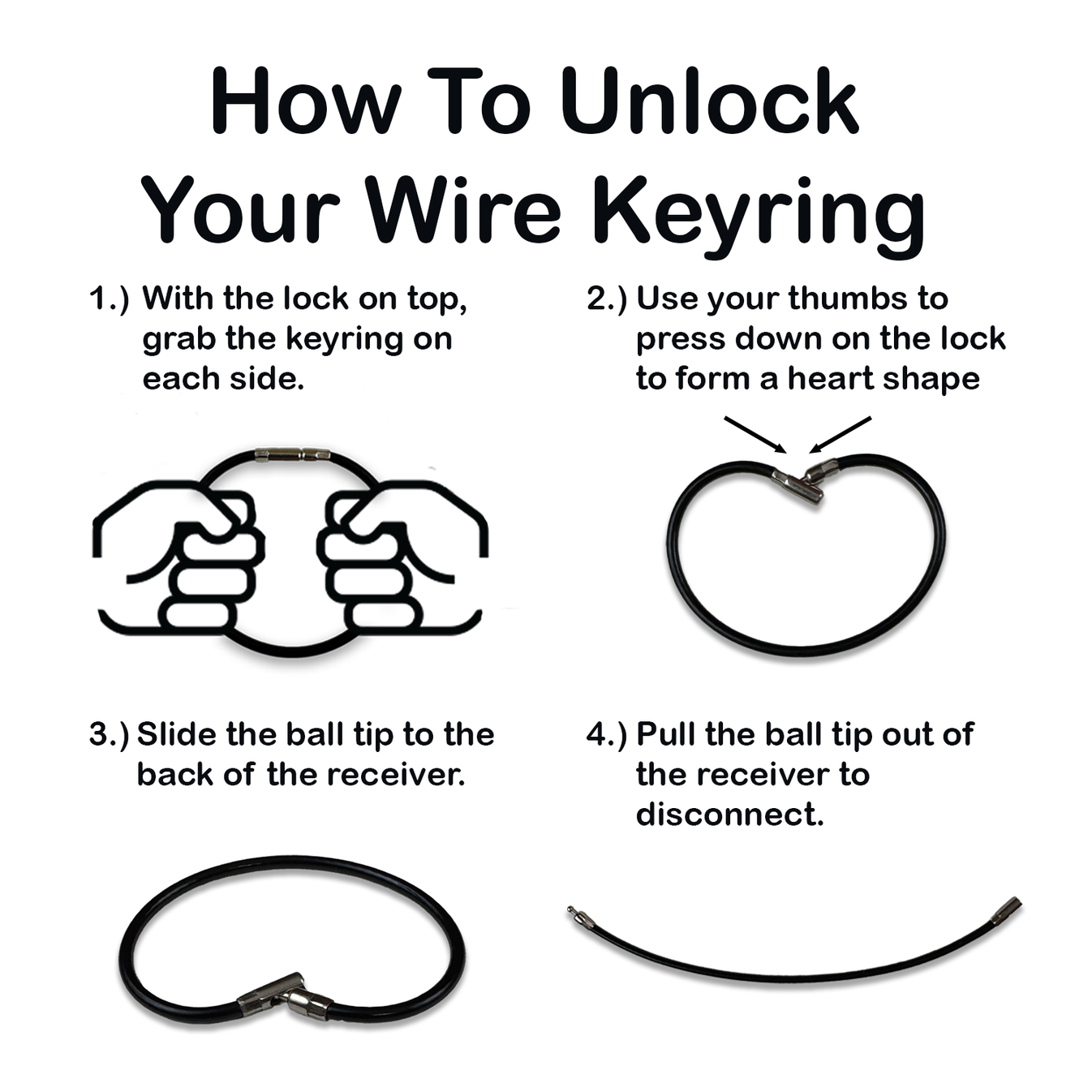 Wire Keyring – Visitag
